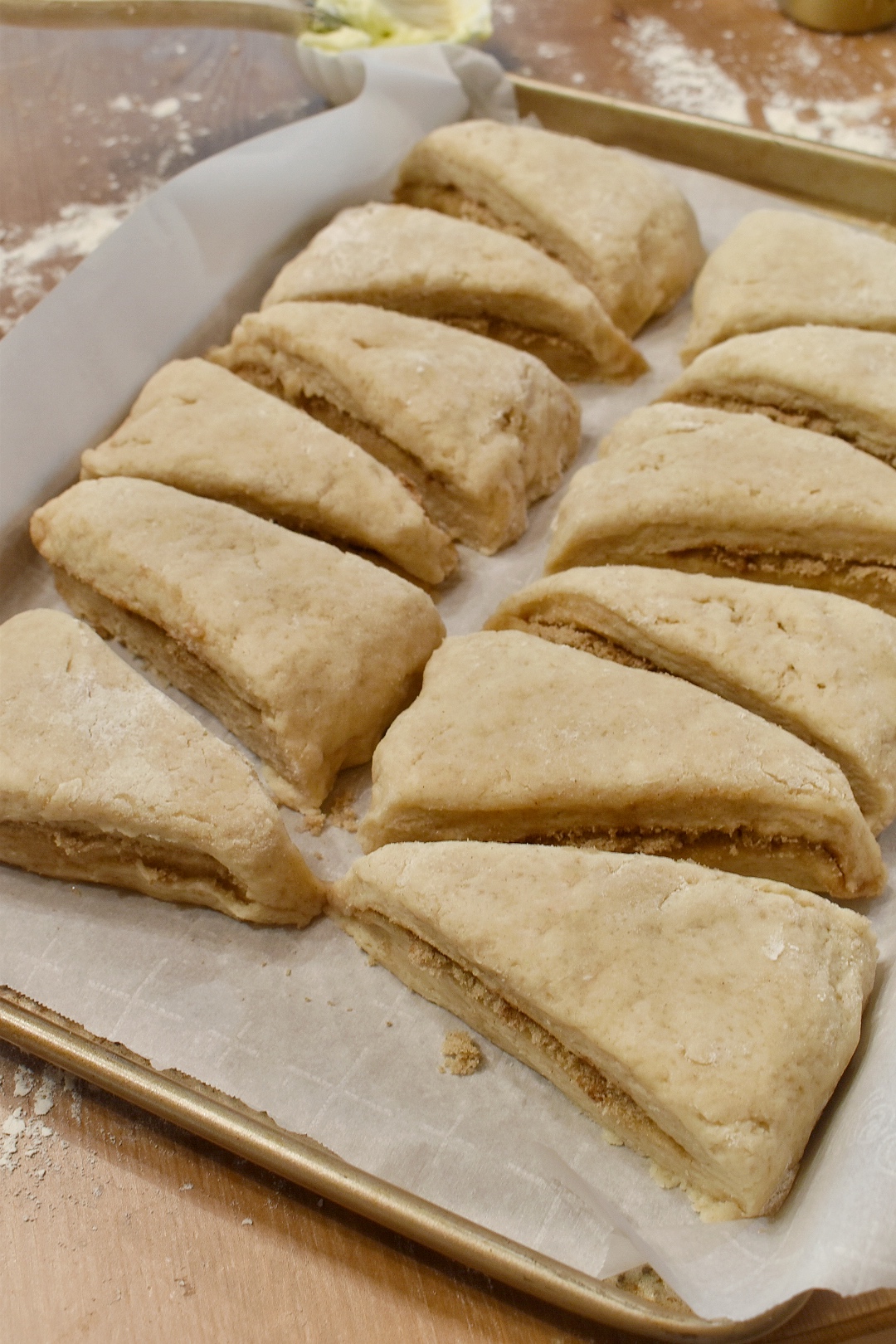 Cinnamon Roll Scones ⋆ SomeTyme Place ⋆ Cottage Kitchen ⋆