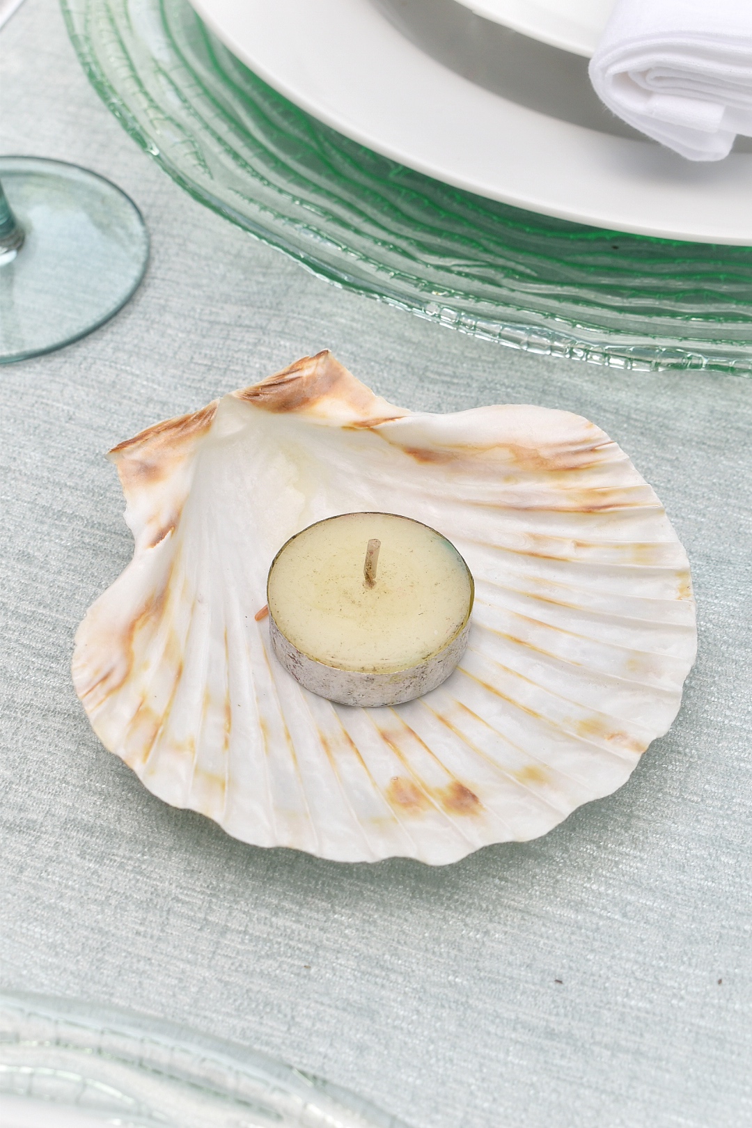 A Sea Glass Themed Tablescape ⋆ SomeTyme Place ⋆