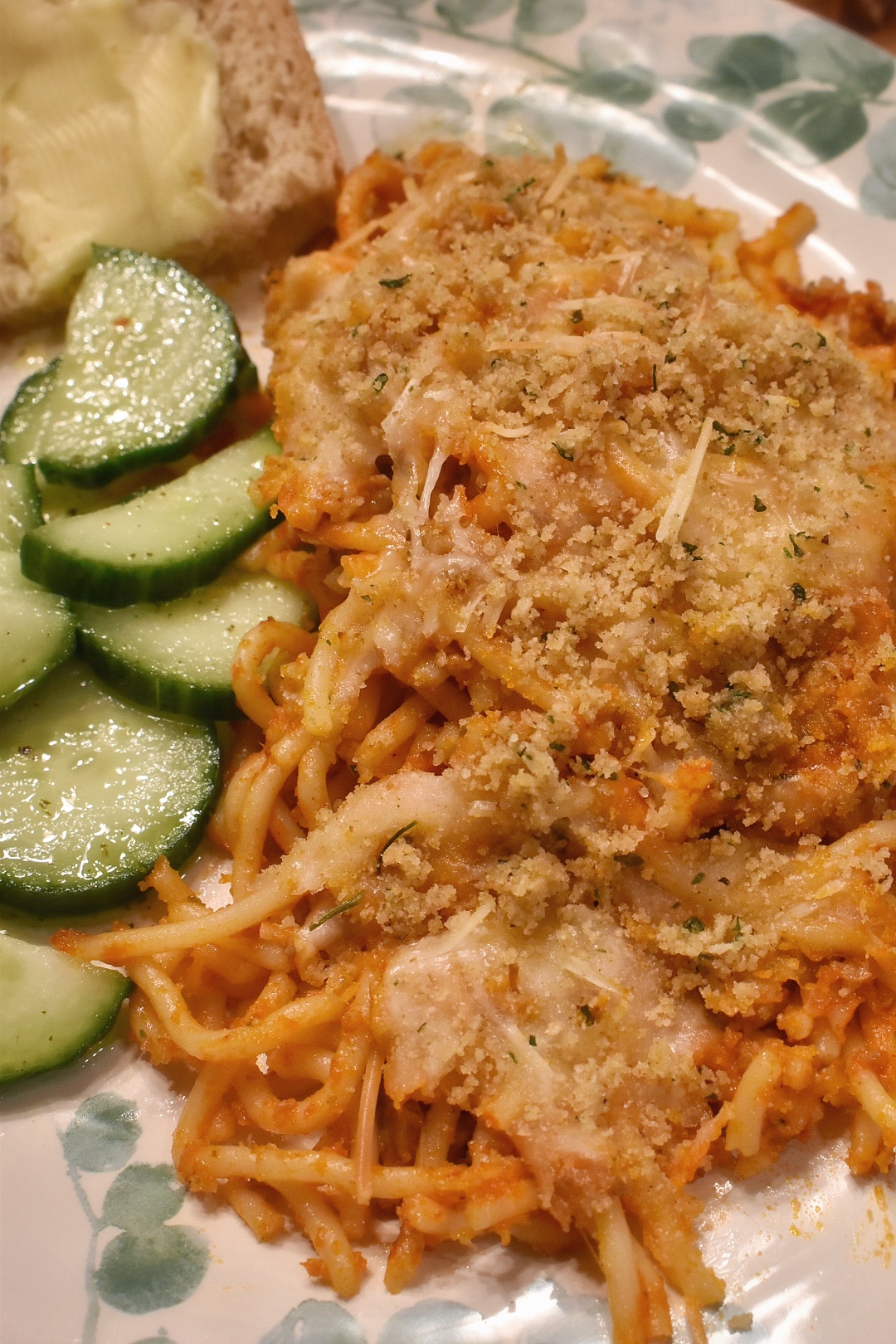 Family-Style Cheesy Spaghetti Bake ⋆ SomeTyme Place