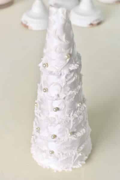 Easy Elegant Fabric Trees ⋆ SomeTyme Place ⋆ Cottage Home