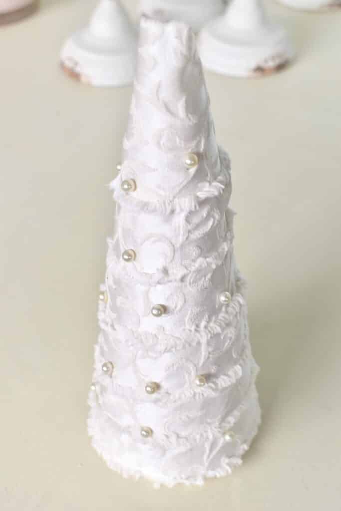 Easy Elegant Fabric Trees ⋆ SomeTyme Place ⋆ Cottage Home
