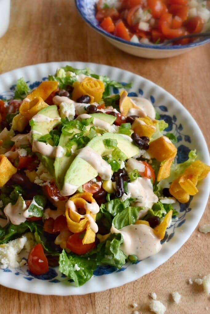 Meatless Taco Salad ⋆ SomeTyme Place