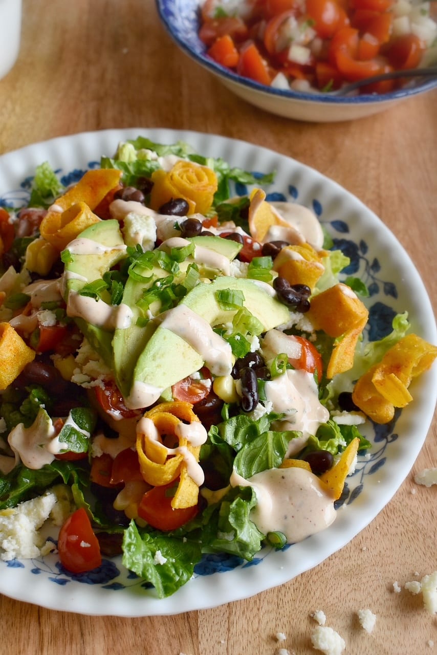 Meatless Taco Salad ⋆ SomeTyme Place