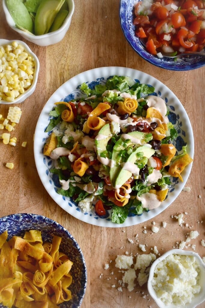 Meatless Taco Salad ⋆ SomeTyme Place