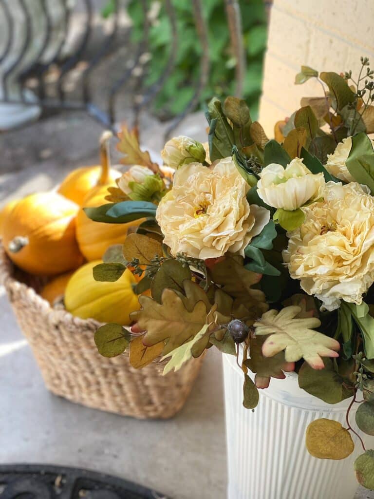 Autumn Entryway Decor at Hidden Bluff 2022 ⋆ SomeTyme Place ⋆