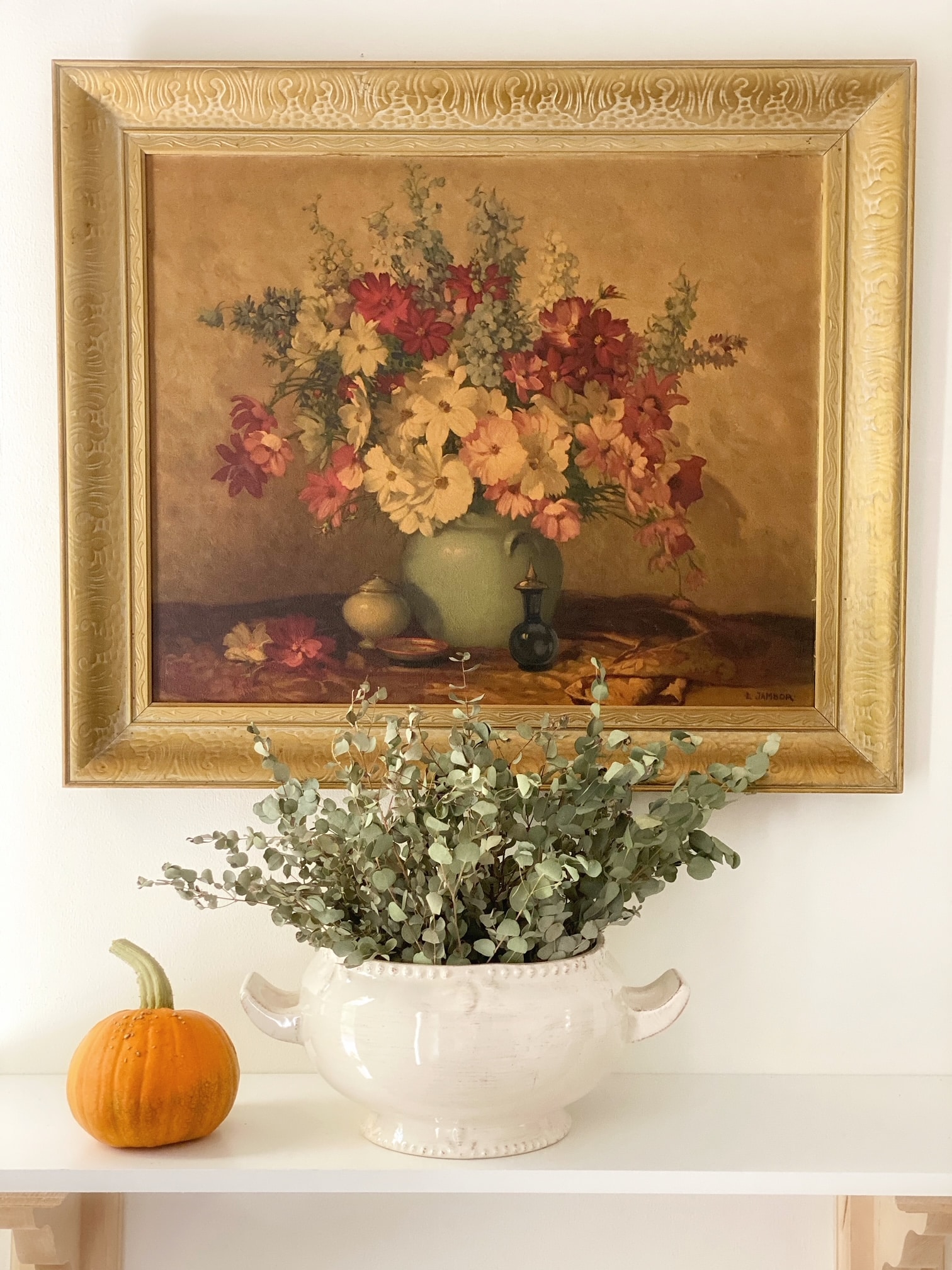 Autumn Entryway Decor at Hidden Bluff 2022 ⋆ SomeTyme Place ⋆