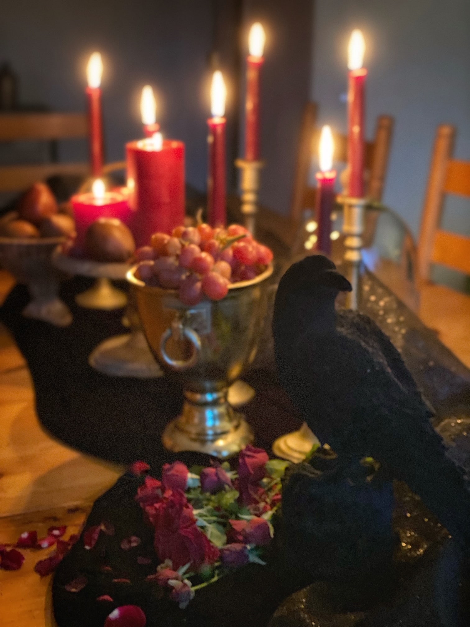 Moody Table Decor at Hidden Bluff ⋆ SomeTyme Place