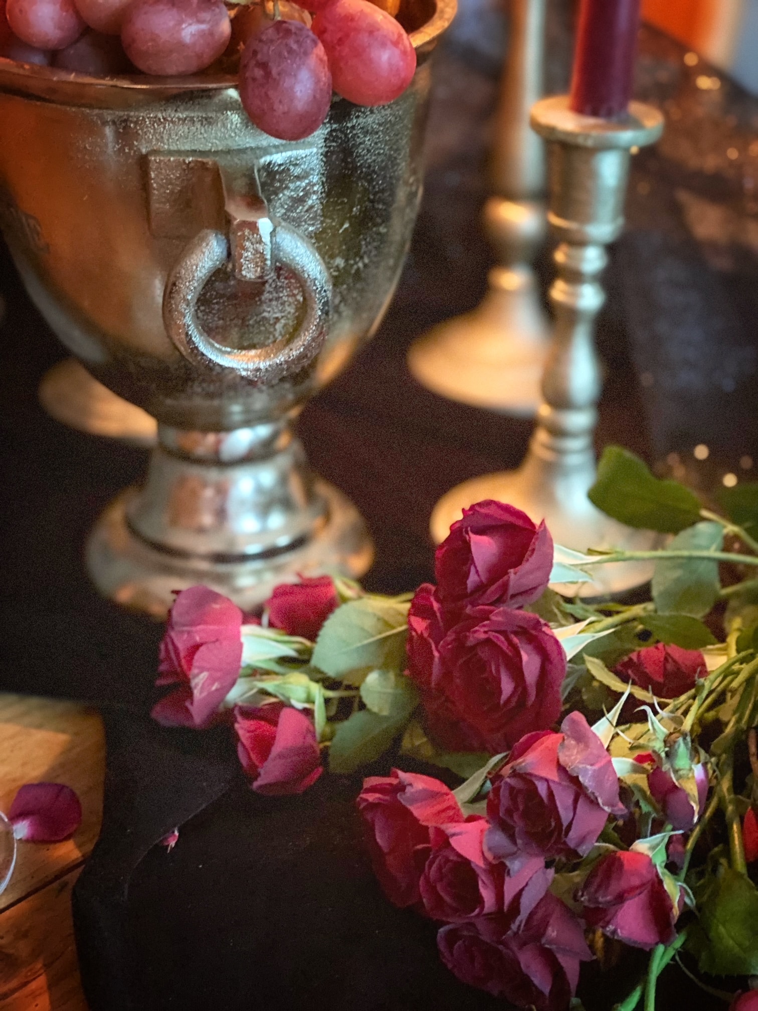 Moody Table Decor at Hidden Bluff ⋆ SomeTyme Place